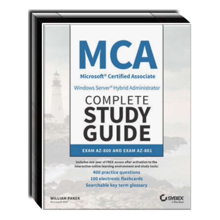 MCA Windows Server Hybrid Administrator Complete Study Guide with 400 – XtremeLabs Marketplace
